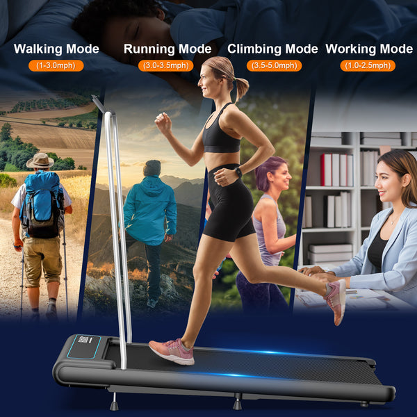 【New Arrival】TM030 Treadmill With 10% Incline & Mute Function