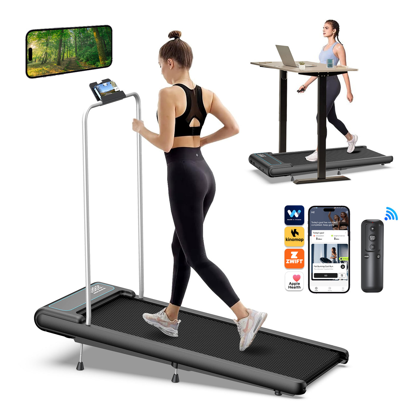 【New Arrival】TM030 Treadmill With 10% Incline & Mute Function