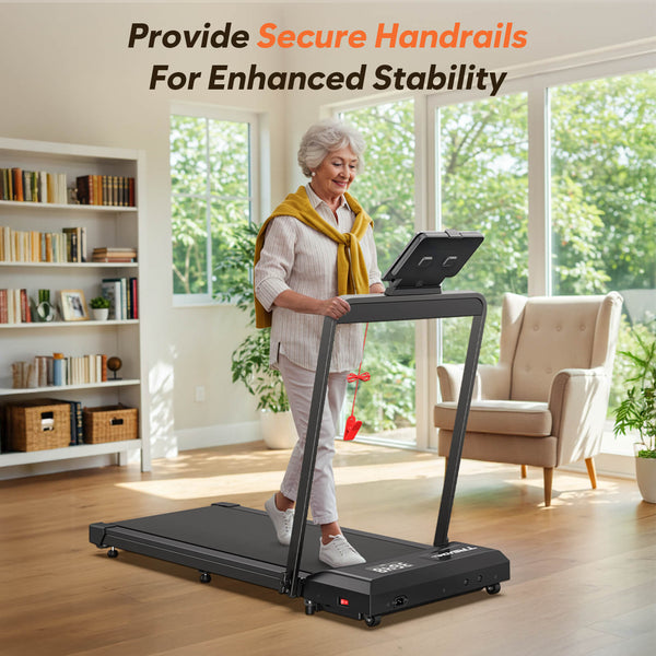 TM034 Folding Treadmill With 10% Incline