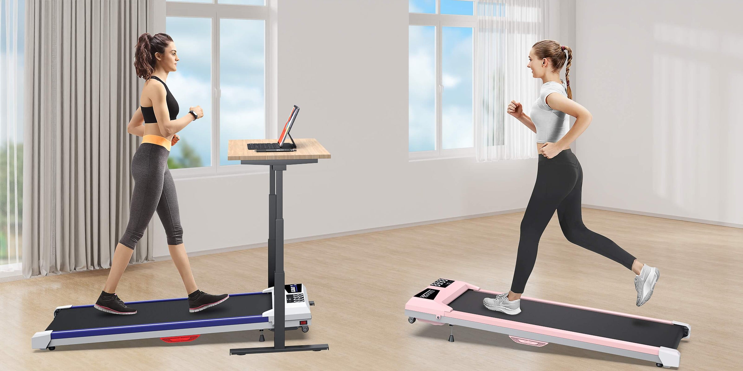 Wellfit |World's Best AI Voice Control Walking Pad|Your Home Gym