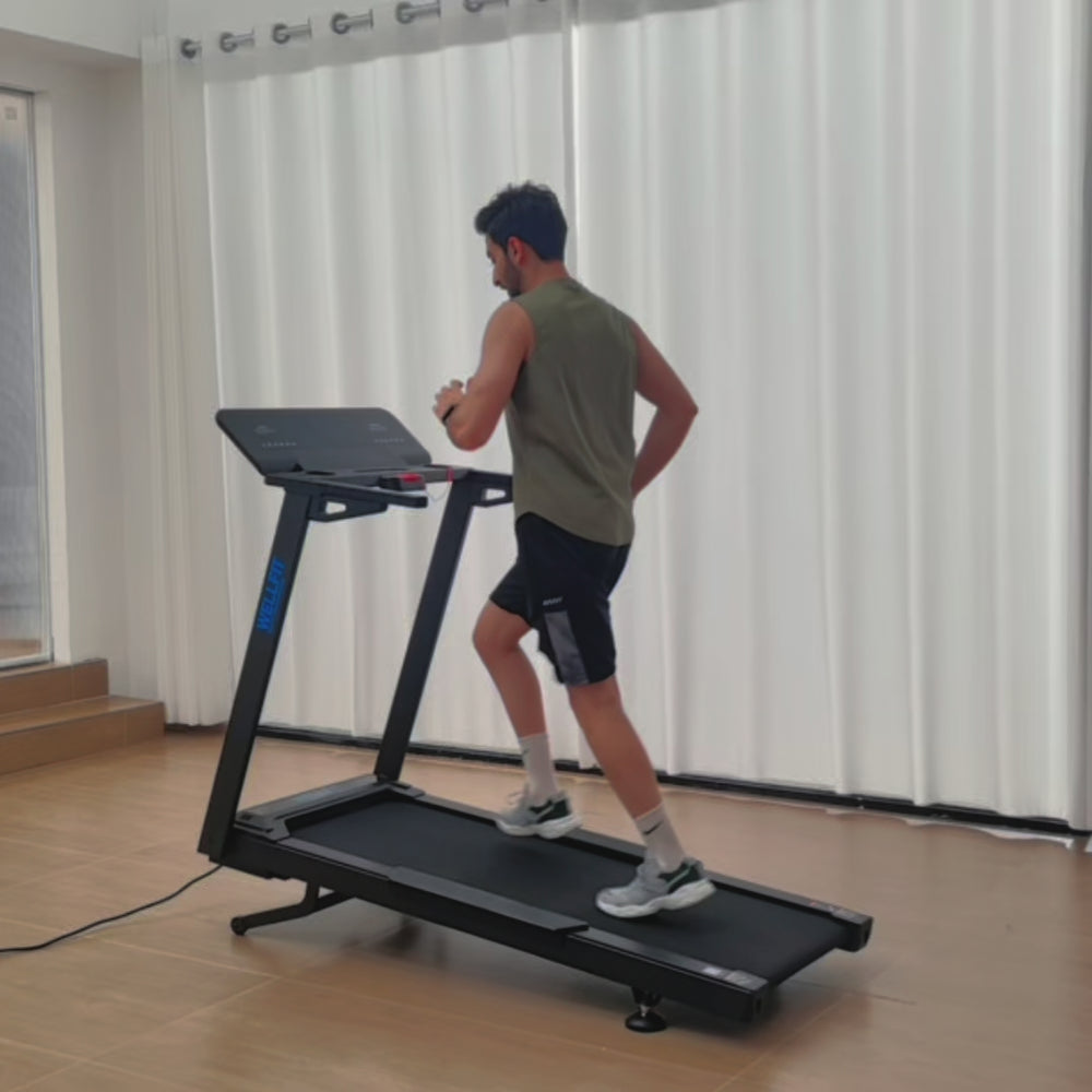 [New]TM029 Treadmill-12 Auto Incline-450LBS-10mph-55Inch Long Running